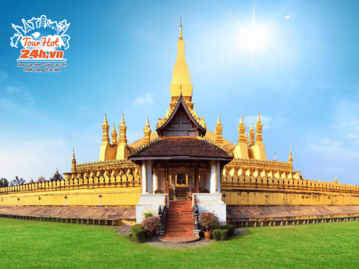 Tháp Thạt Luổng (Pha That Luang) - công trình kiến trúc mang tính biểu ...