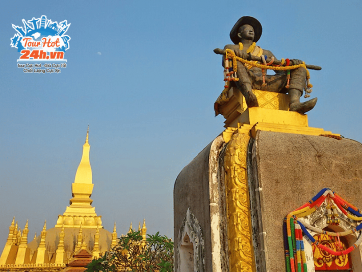 Tháp Thạt Luổng (Pha That Luang) - công trình kiến trúc mang tính biểu ...